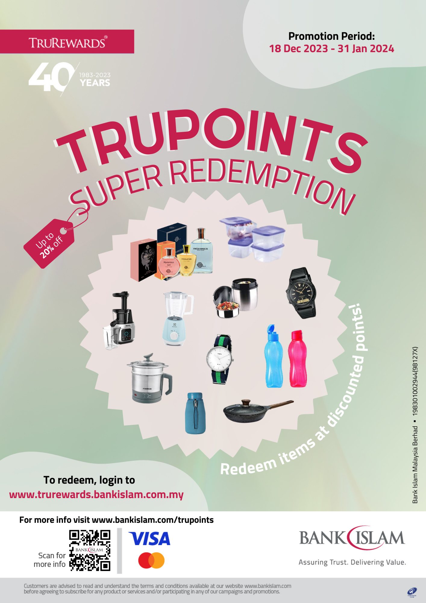 TruPoints Super Redemption Promotion – Bank Islam Malaysia Berhad