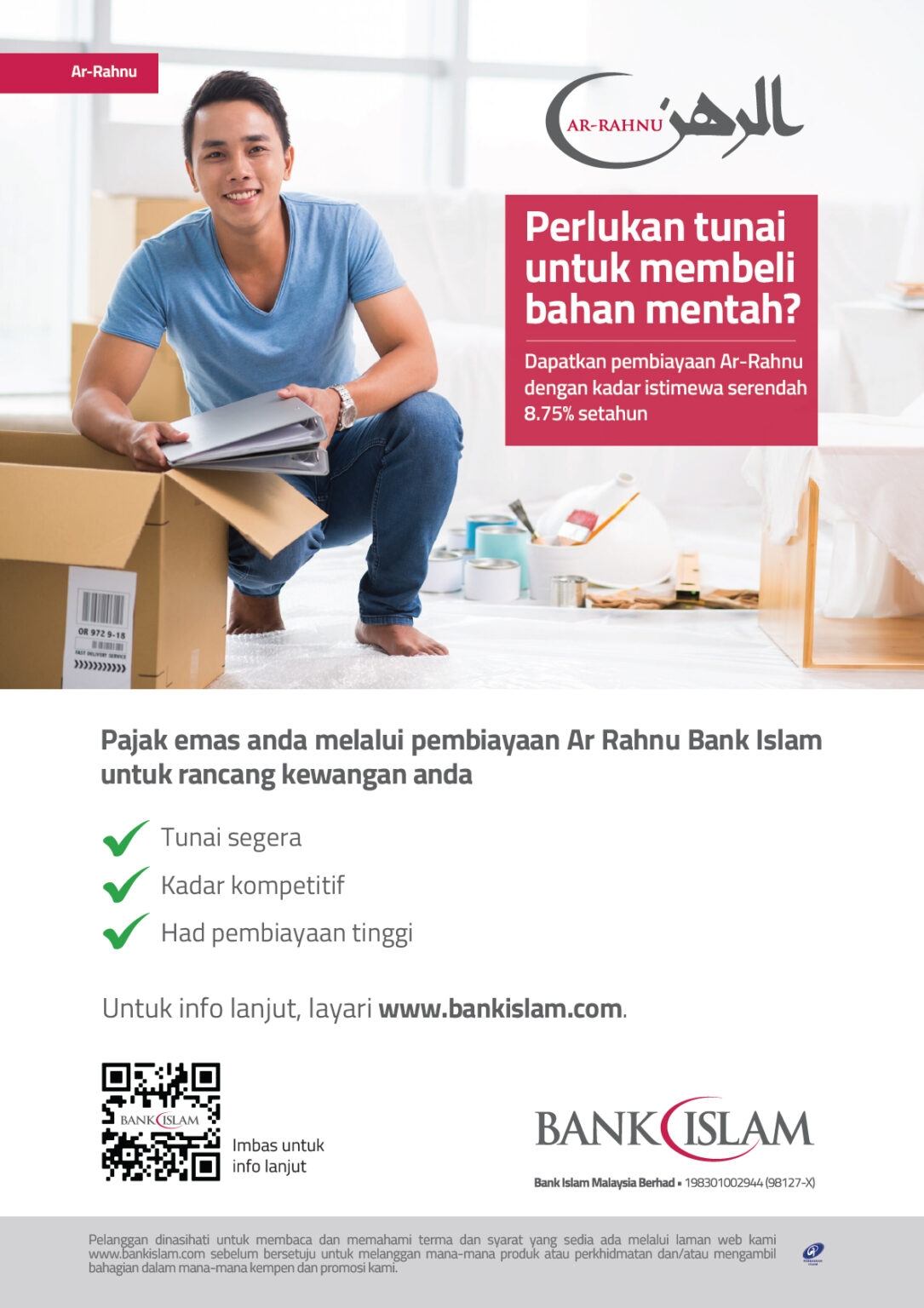 Ar-Rahnu Tawarruq for Traders – Bank Islam Malaysia Berhad